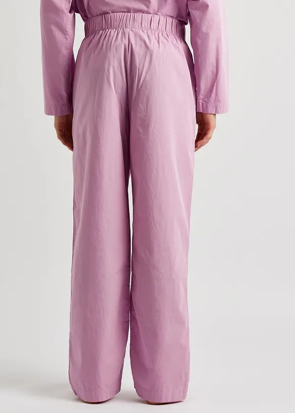 TEKLA Poplin Pyjama Trousers - Pink