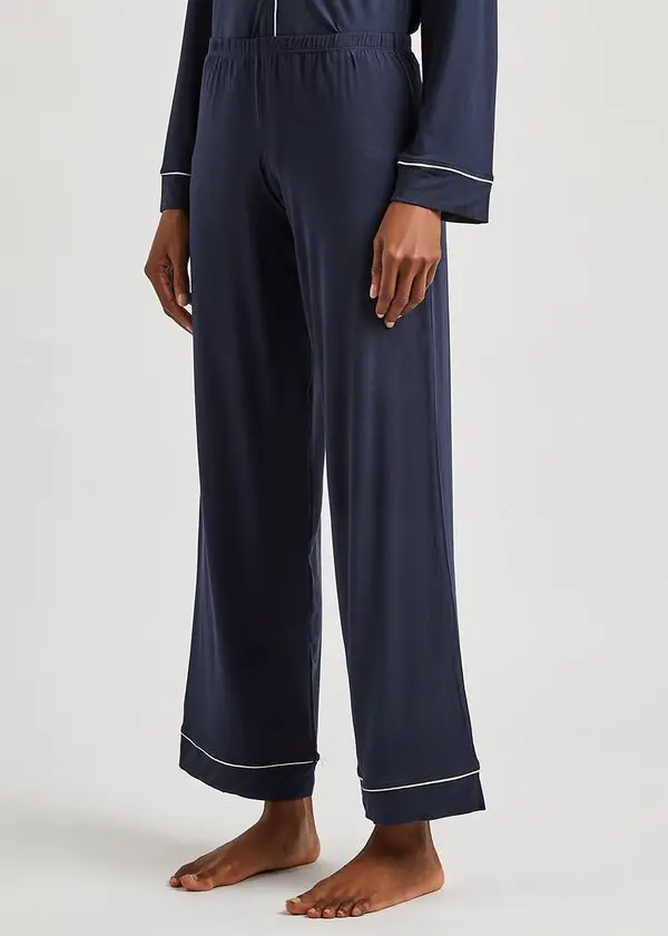 Eberjey Gisele Stretch-jersey Pyjama - Navy