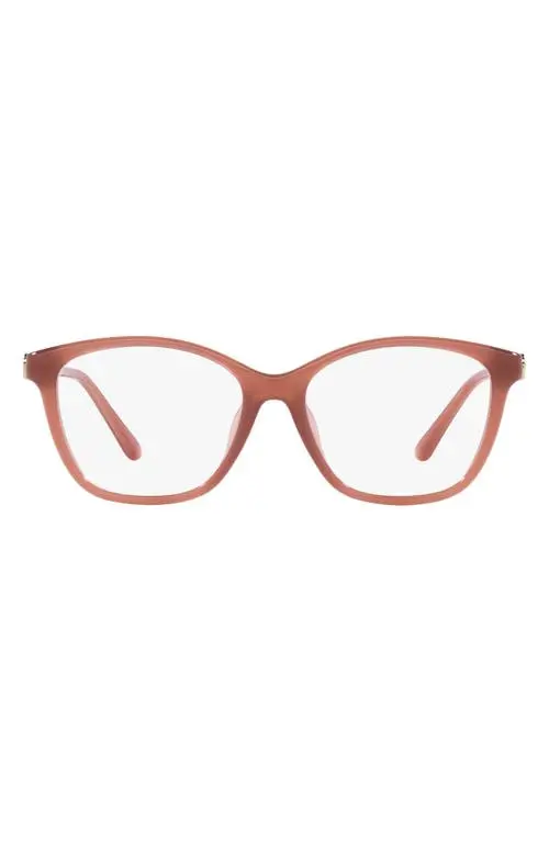 Michael Kors 55mm Square Optical Eyeglasses - Pink
