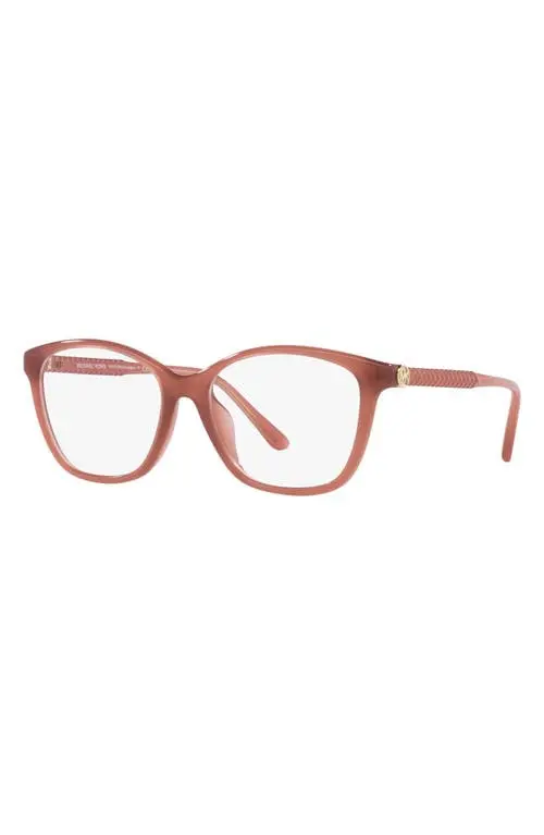 Michael Kors 55mm Square Optical Eyeglasses - Pink