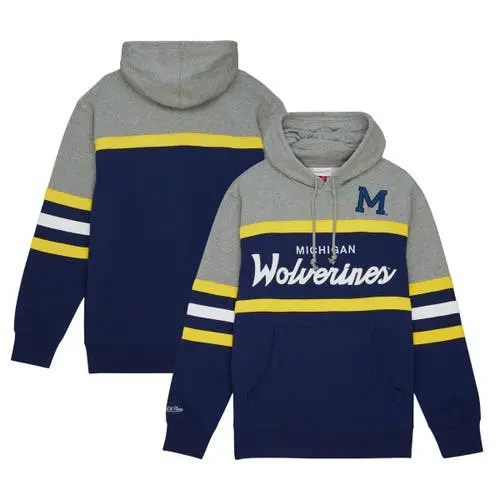 Mitchell & Ness Michigan Wolverines Head Coach Pullover Hoodie