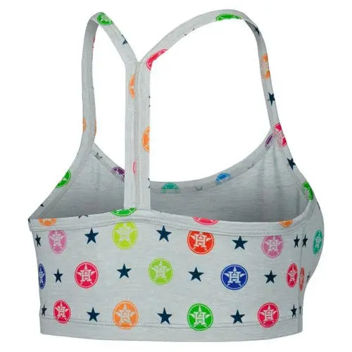 Terez Houston Astros Tlc Rainbow Bra - Gray