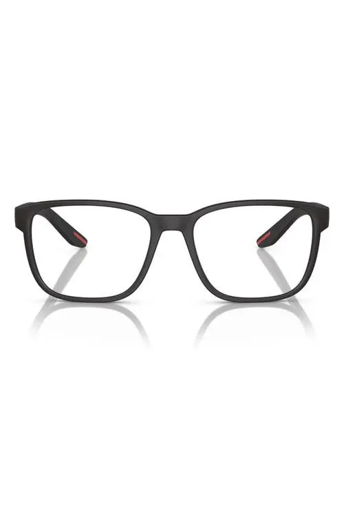 Prada 55mm Pillow Optical Glasses - Matte Ghisa