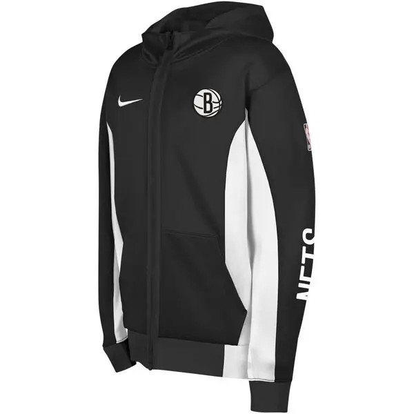 Nike Youth Brooklyn Nets Showtime Performance Full-zip Hoodie