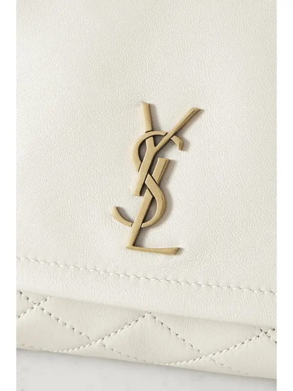 Saint Laurent Nolita Mini Shoulder Bag - Neutrals