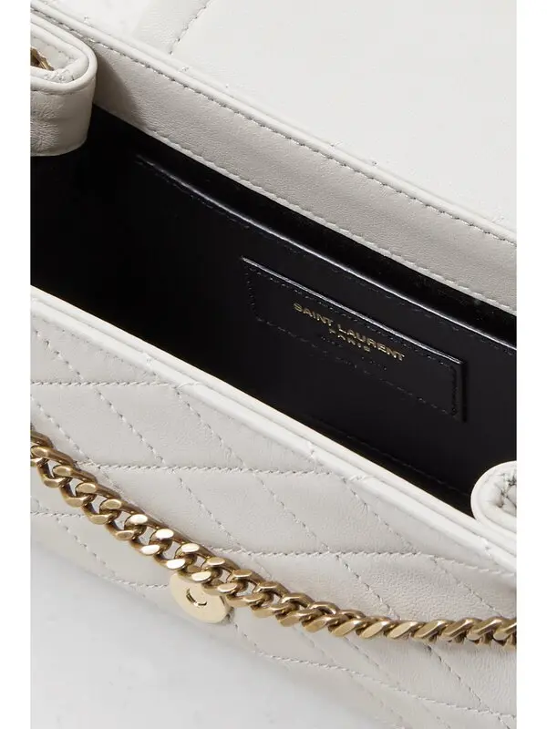 Saint Laurent Nolita Mini Shoulder Bag - Neutrals