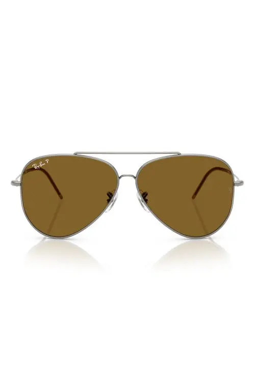 Ray-ban Aviator Pilot Sunglasses - Dark Brown
