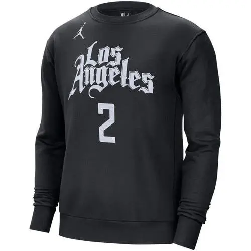 JORDAN BRAND Kawhi Leonard La Clippers Statement Name & Number Pullover Sweatshirt