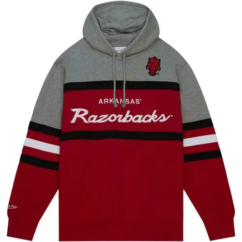 Mitchell & Ness Arkansas Razorbacks Head Coach Pullover Hoodie