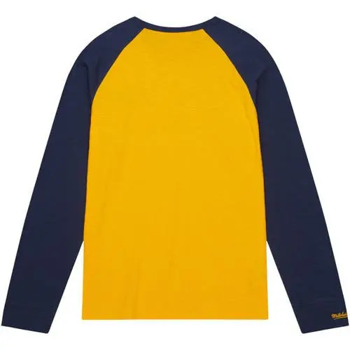 Mitchell & Ness Michigan Wolverines Legendary Slub Raglan Long Sleeve T-shirt