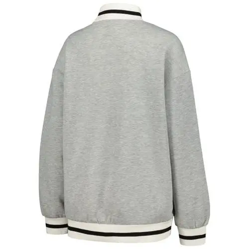 GAMEDAY COUTURE Michigan State Spartans In It To Win It Sporty Mock Neck Pullover Sweatshirt