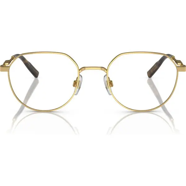 Dolce & Gabbana 52mm Phantos Optical Glasses - Gold