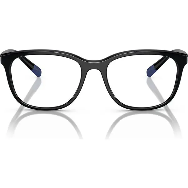 Dolce & Gabbana 50mm Rectangular Eyeglasses - Black/clear Blue Light