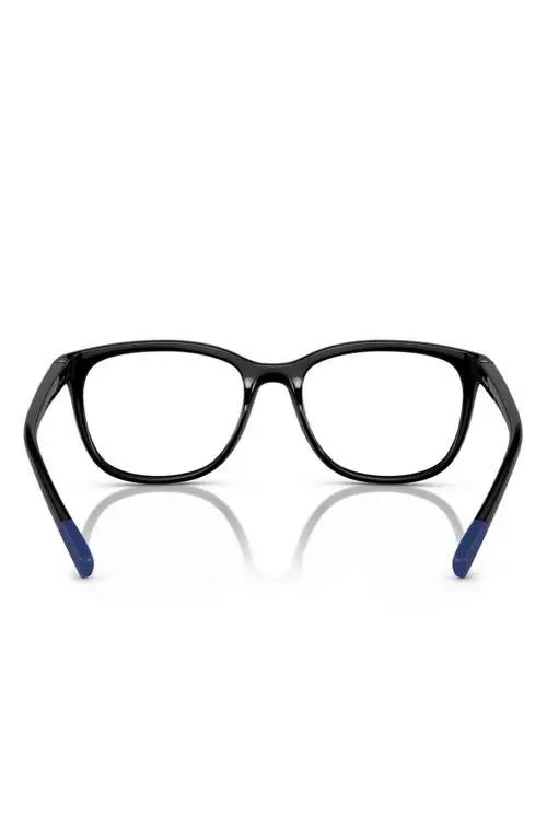 Dolce & Gabbana 50mm Rectangular Eyeglasses - Black/clear Blue Light