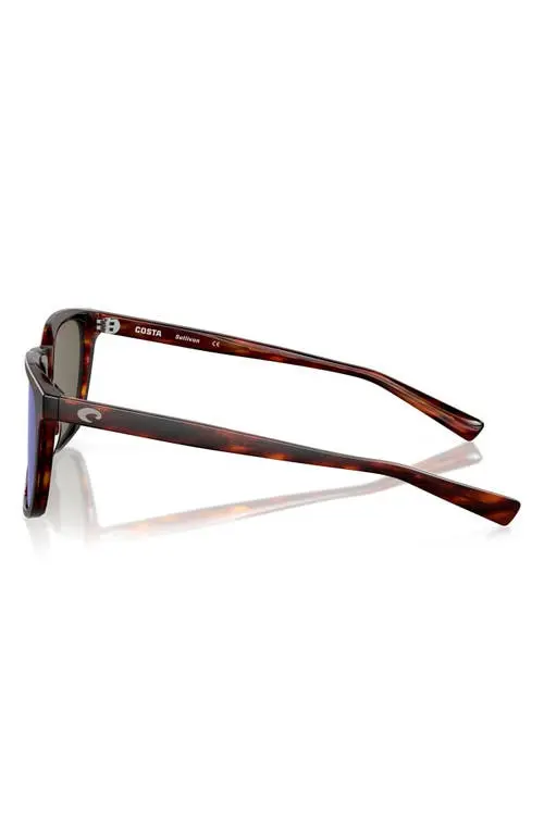 COSTA DEL MAR Sullivan 53mm Square Sunglasses - Tortoise
