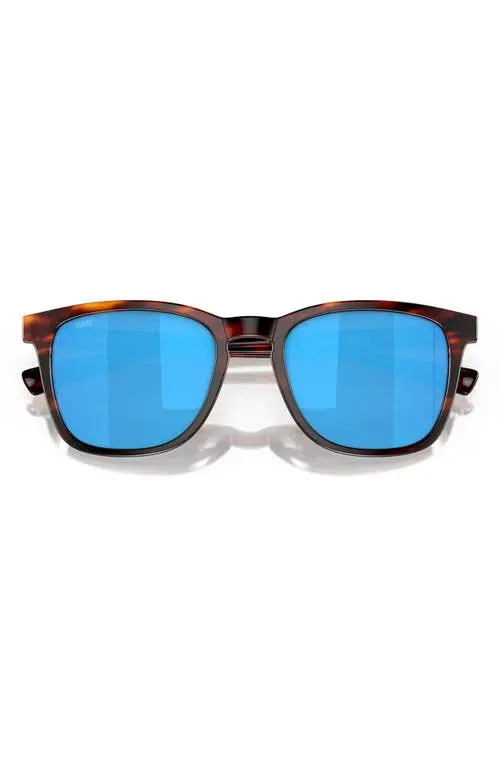 COSTA DEL MAR Sullivan 53mm Square Sunglasses - Tortoise