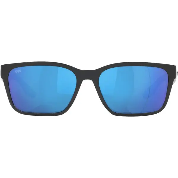 COSTA DEL MAR Palmas 57mm Rectangular Sunglasses - Black