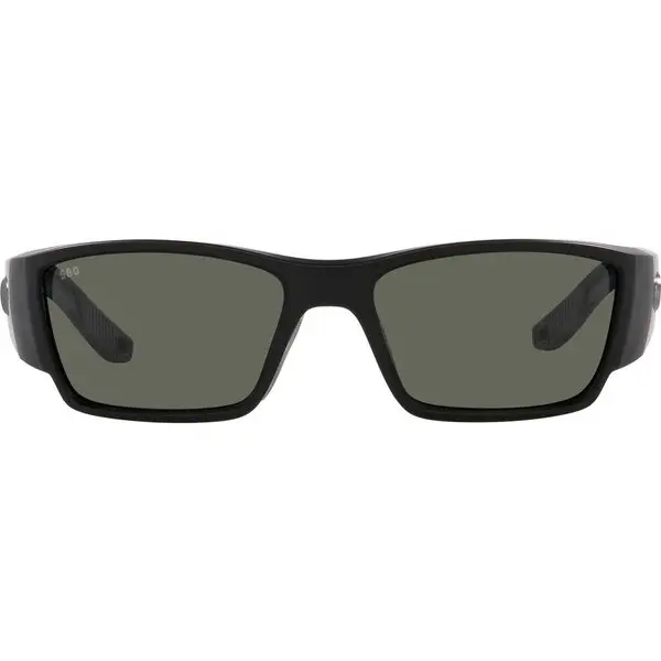 COSTA DEL MAR Corbina Pro 61mm Rectangular Sunglasses - Matte Black