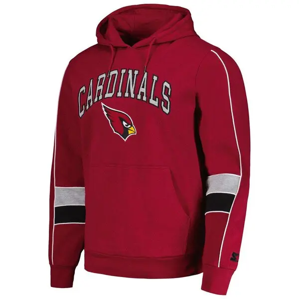 STARTER Arizona S Captain Pullover Hoodie