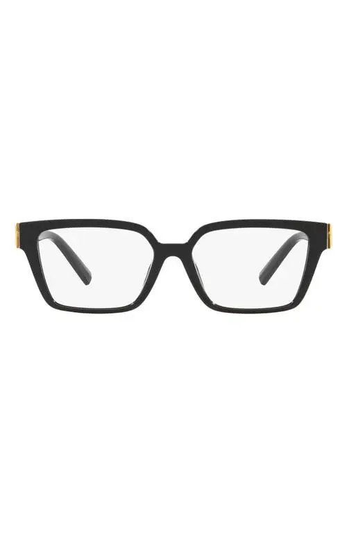 Tiffany & Co. 55mm Rectangular Eyeglasses - Black