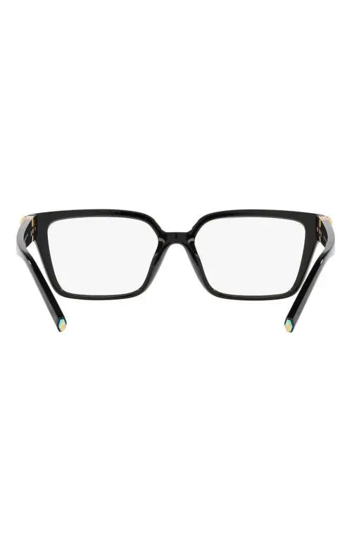 Tiffany & Co. 55mm Rectangular Eyeglasses - Black