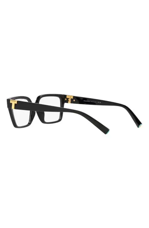 Tiffany & Co. 55mm Rectangular Eyeglasses - Black