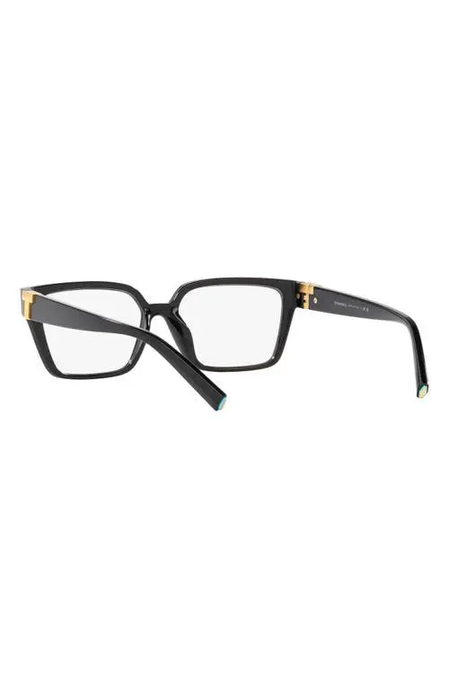 Tiffany & Co. 55mm Rectangular Eyeglasses - Black