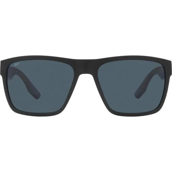 COSTA DEL MAR Paunch Xl 59mm Square Sunglasses - Matte Black