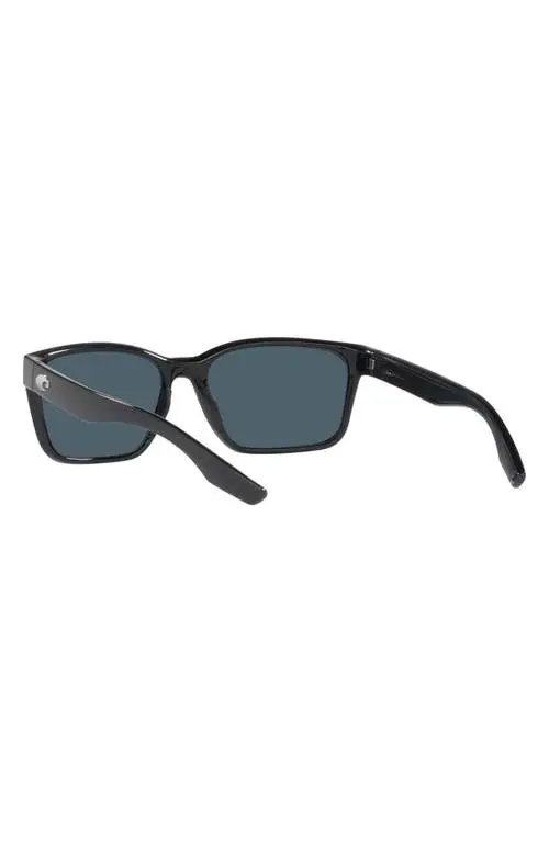 COSTA DEL MAR Palmas 57mm Rectangular Sunglasses