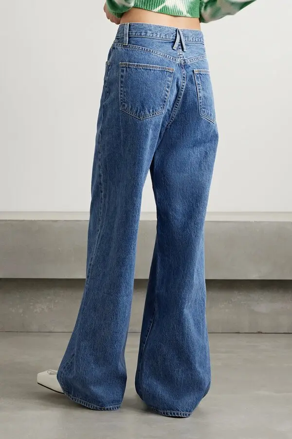 SLVRLAKE Eva High-rise Wide-leg Jeans - Blue