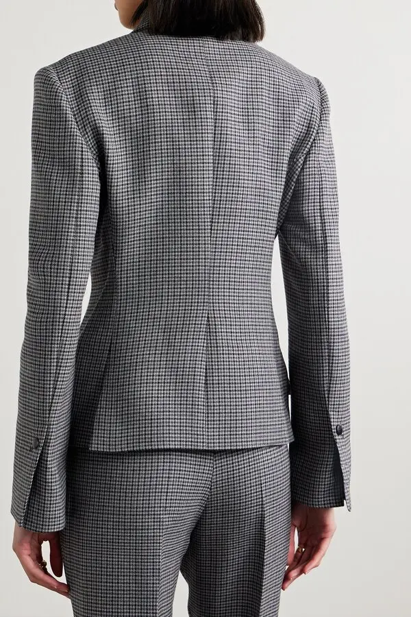 FERRAGAMO Houndstooth Wool Blazer