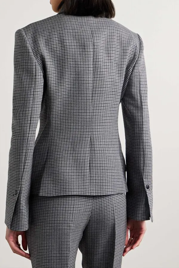 FERRAGAMO Houndstooth Wool Blazer