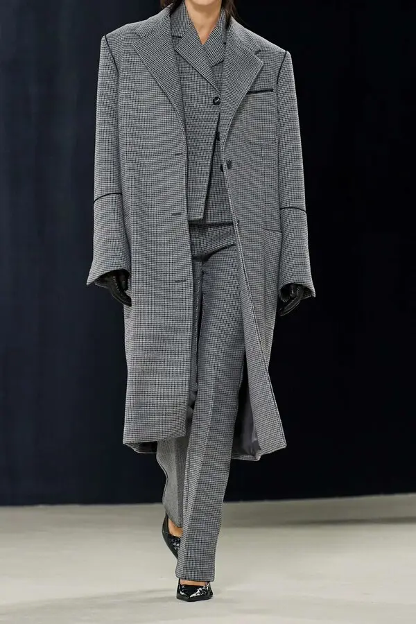FERRAGAMO Houndstooth Wool Blazer
