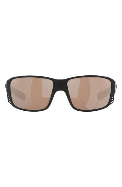 COSTA DEL MAR Pargo Square Sunglasses - Copper Flash