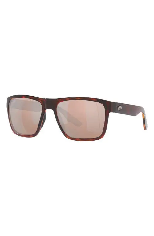 COSTA DEL MAR Paunch Xl 59mm Square Sunglasses - Copper