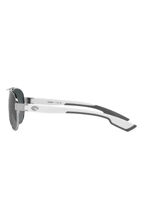 COSTA DEL MAR Loreto 56mm Pilot Sunglasses