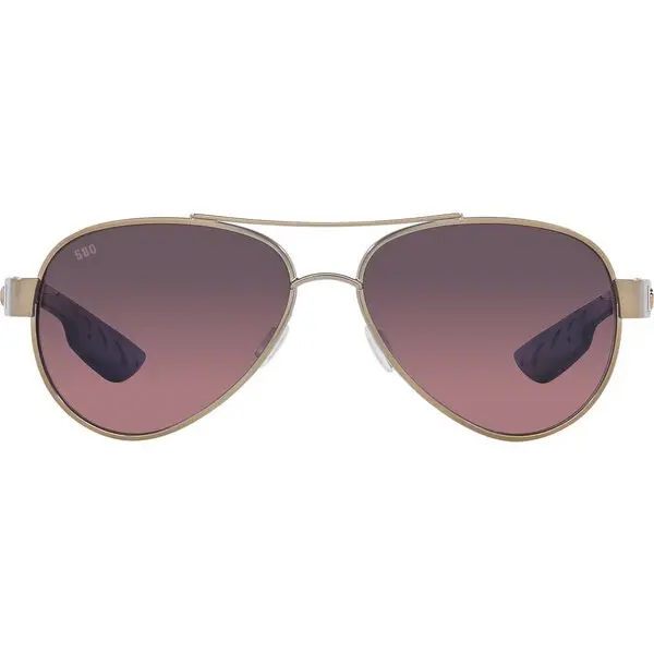 COSTA DEL MAR Loreto 56mm Pilot Sunglasses - Rose