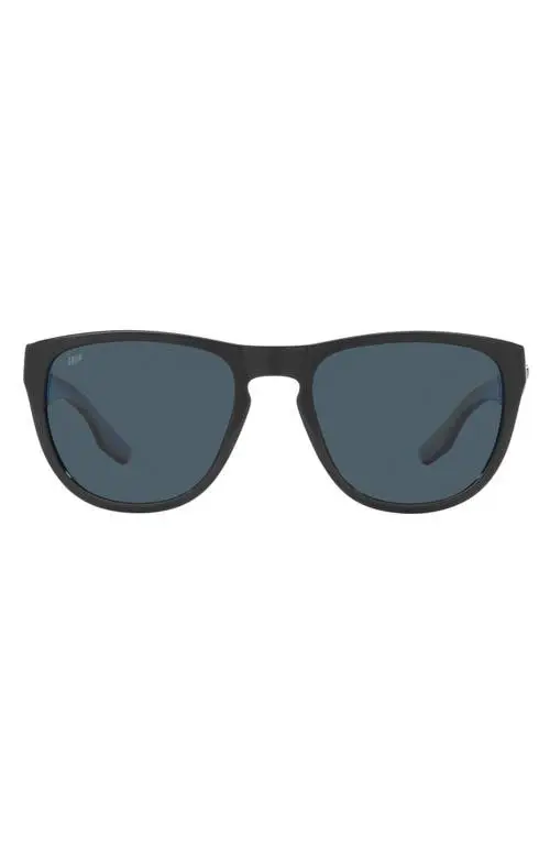 COSTA DEL MAR Irie Pilot Sunglasses - Black
