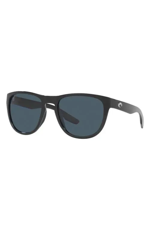 COSTA DEL MAR Irie Pilot Sunglasses - Black
