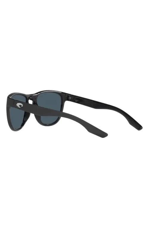 COSTA DEL MAR Irie Pilot Sunglasses - Black