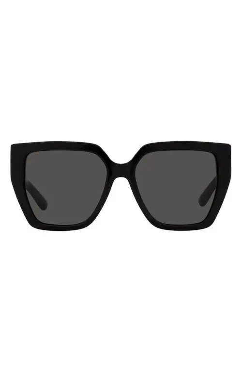 Dolce & Gabbana 55mm Square Sunglasses - Black