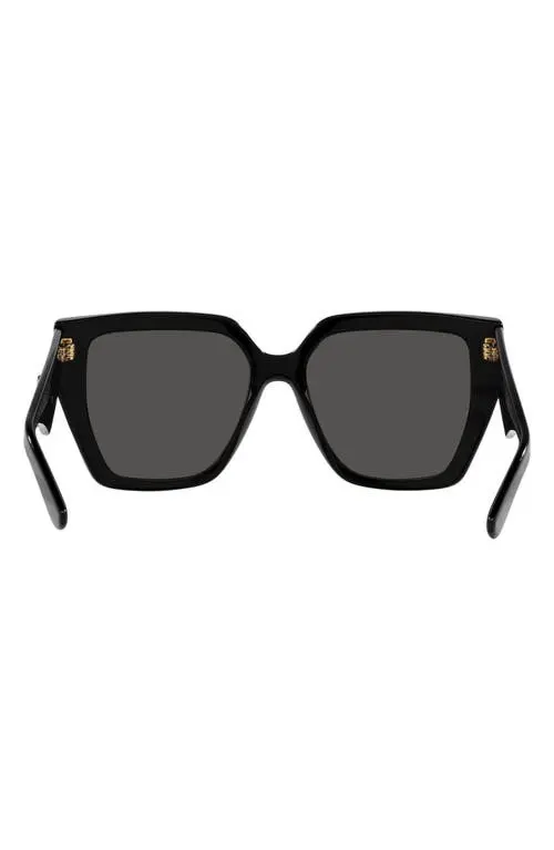 Dolce & Gabbana 55mm Square Sunglasses - Black