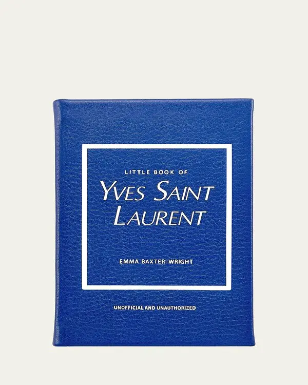 GRAPHIC IMAGE Little Book Of Yves Saint Laurent" Leather Bound Book Emma Baxter-wright