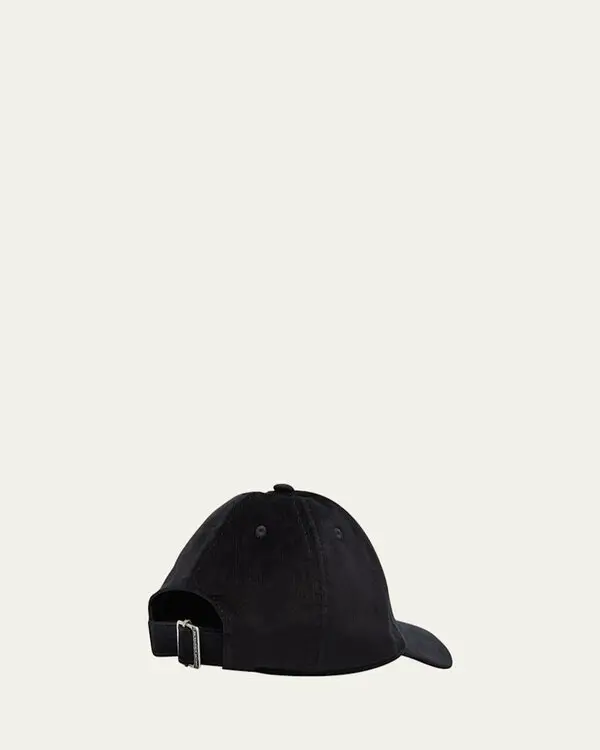 Saint Laurent 6-panel Corduroy Logo Baseball Cap