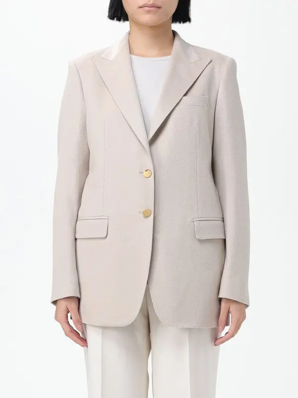 Tagliatore Notched Lapel Jacket - Beige