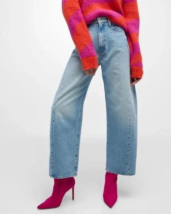MOTHER The Half-pipe Ankle Jeans - Brtblu