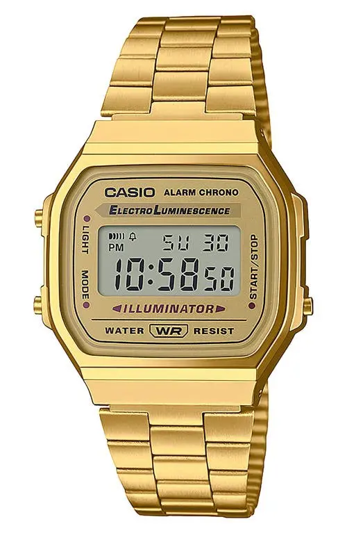 Casio Digital Bracelet Watch - Gold
