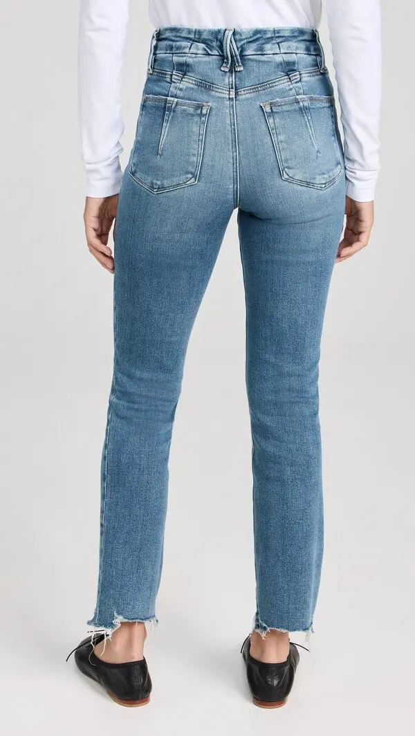 Good American Good Legs Straight Jeans - Indigo514