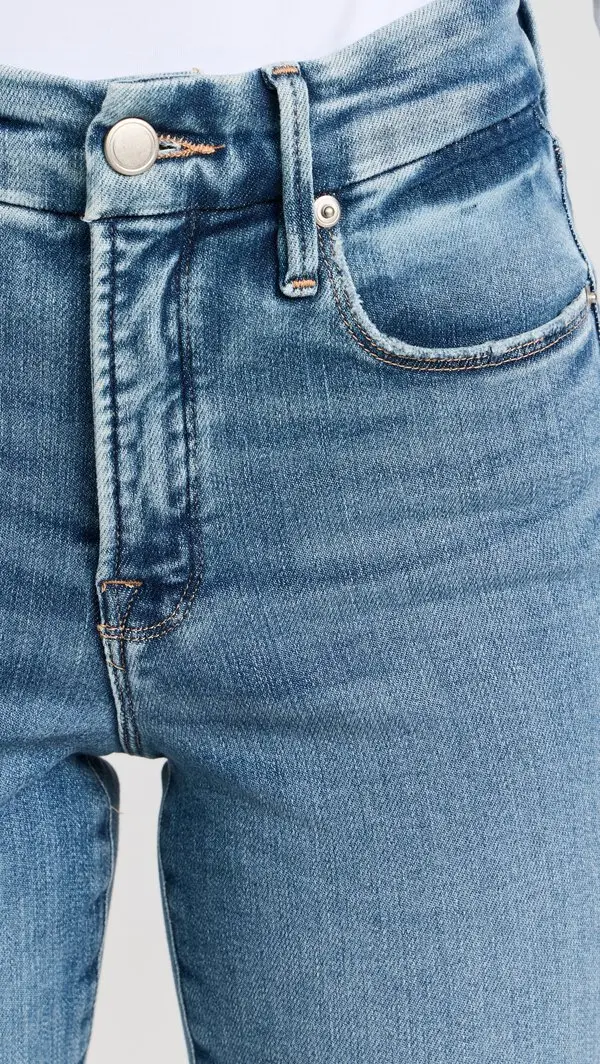 Good American Good Legs Straight Jeans - Indigo514