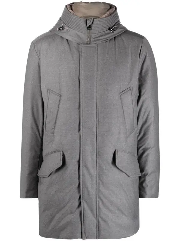 Woolrich Hooded High-neck Parka